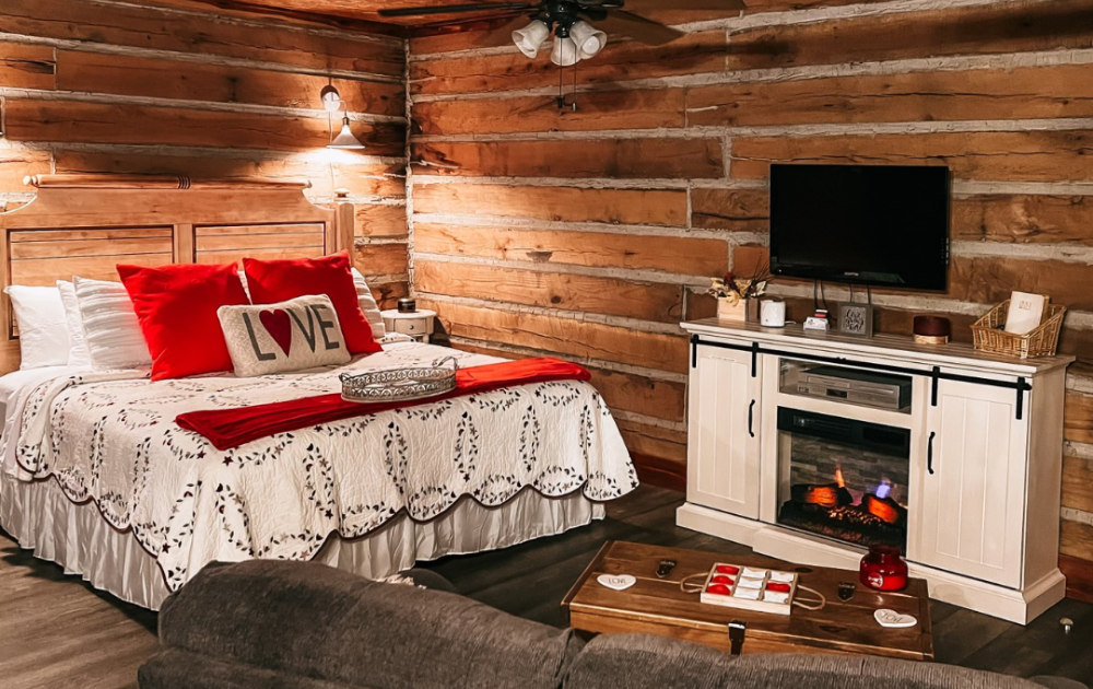A 2-Night Romantic Escape in The Redbud Cabin at River of Love Cabins ...